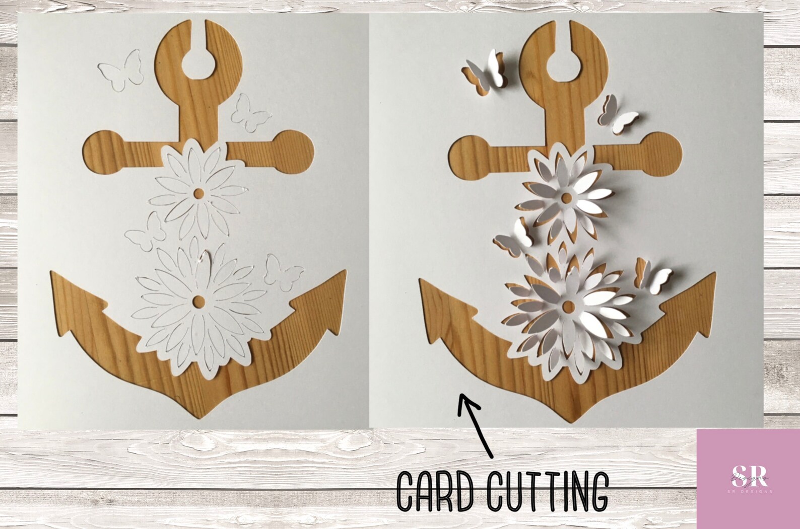 SVG: 3D Anchor. Digital Download. Paper Cutting. Anchor Cut - Etsy