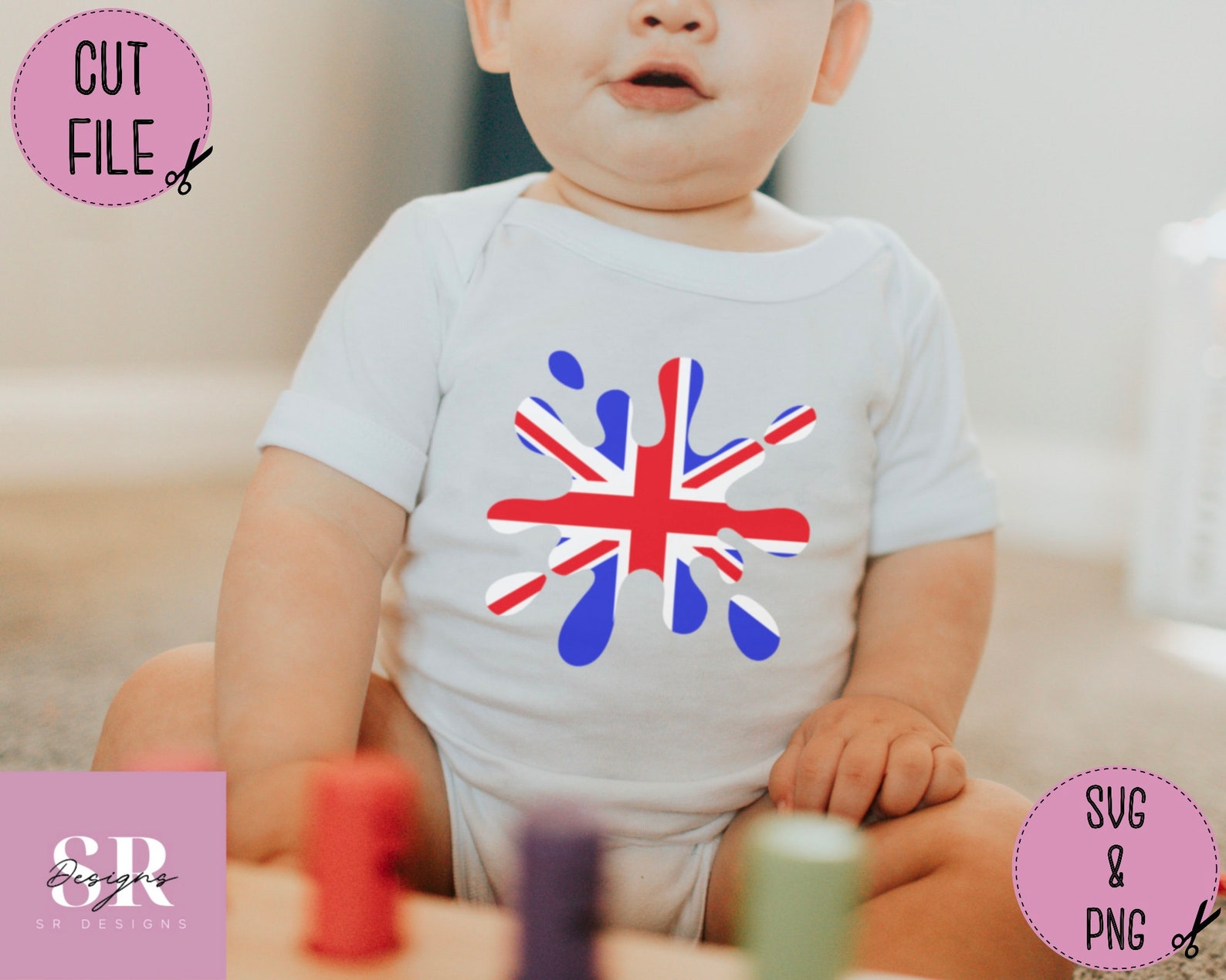SVG: Union Jack Svg. Flag Paint Splat. Layered Union Jack. Union Jack ...
