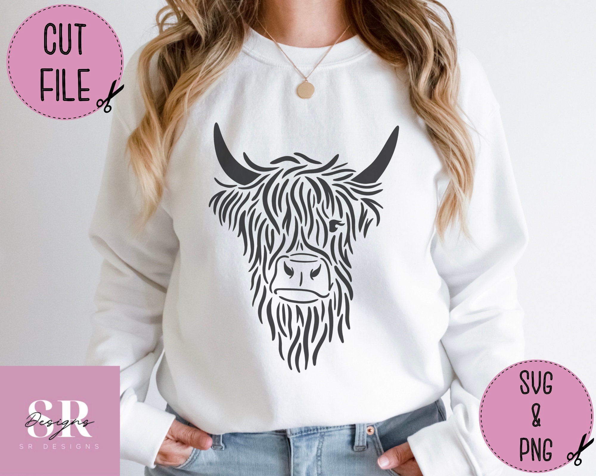 SVG: Highland Cow. Highland Cow Cut File. Highland Cow Svg. - Etsy