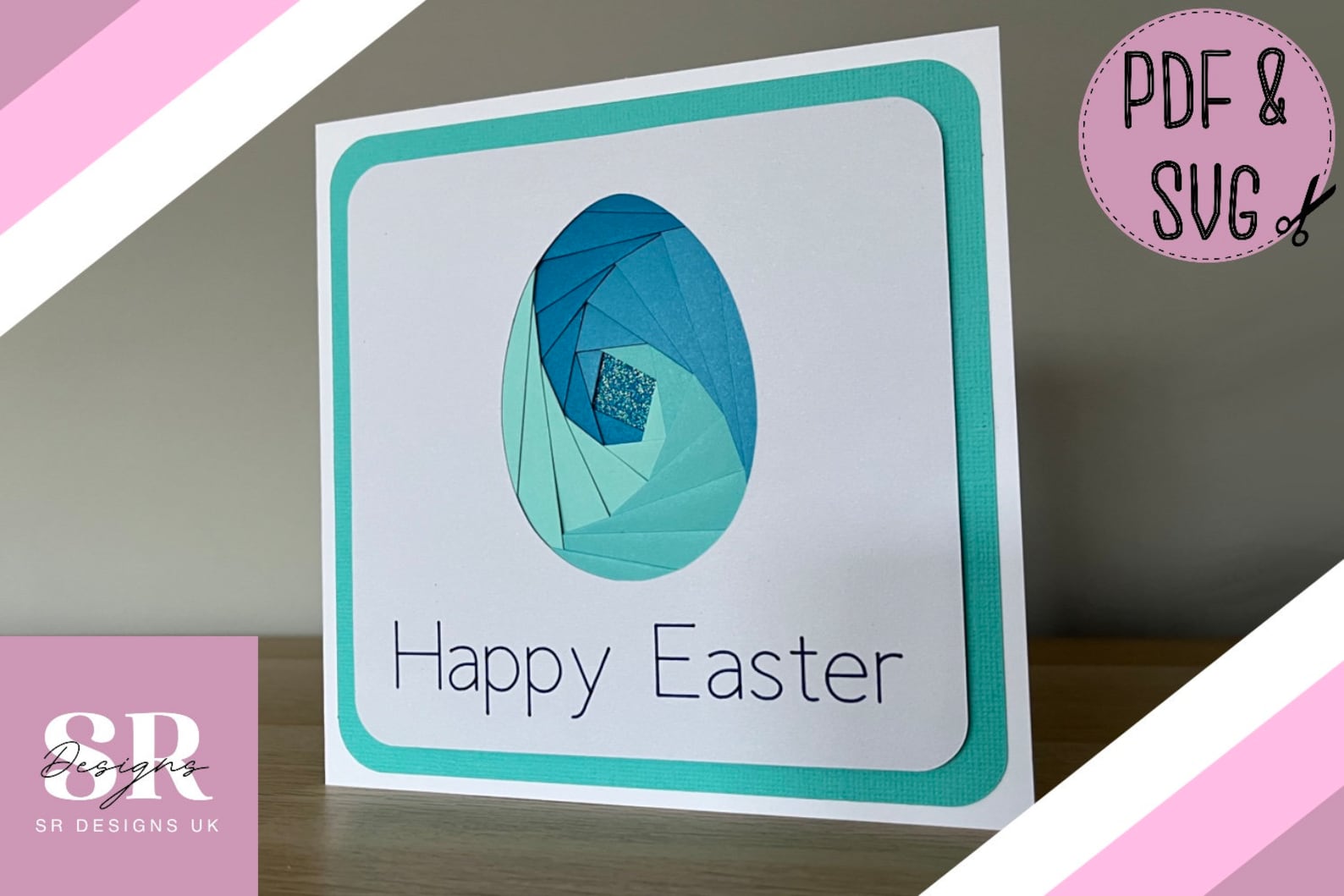 Easter Egg Iris Folding Pattern Template Pdf And Svg Iris Folding 6868