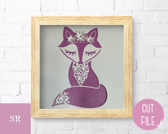SVG: 3D Fox. Pop up Fox Svg. Pop up Butterfly Svg. Fox Cut - Etsy