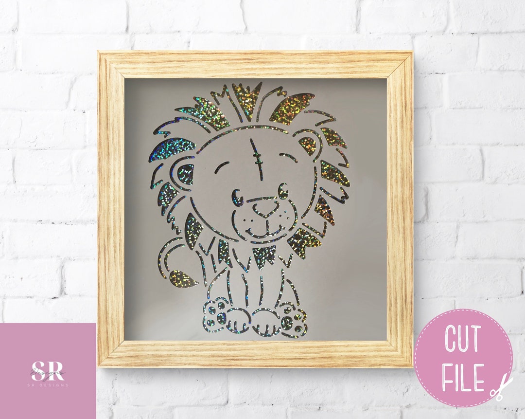 Cute Lion Card Cut File. SVG. Nursery Decor. - Etsy UK