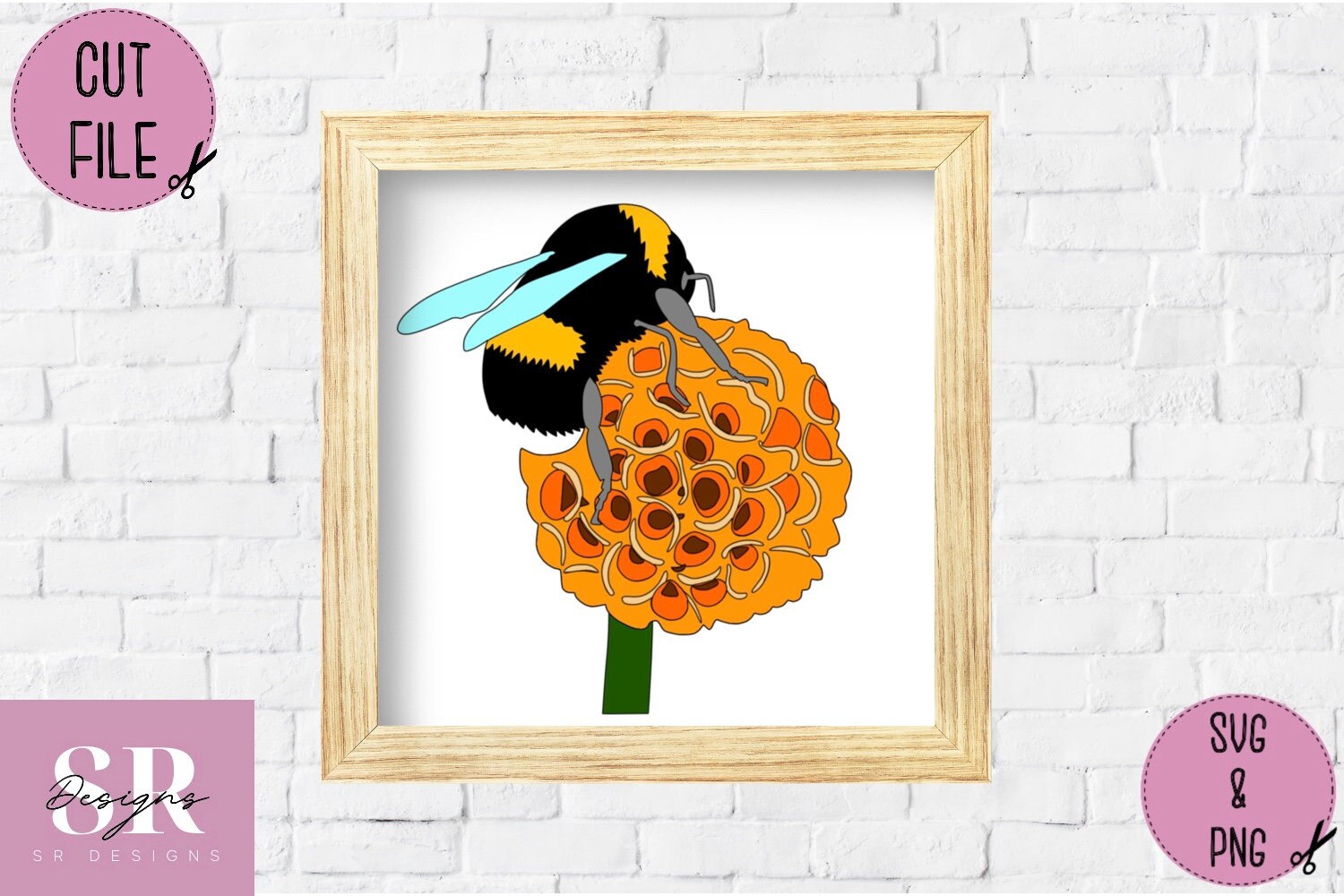 SVG: 3D Floral Bee Shadow Box. Digital Download. Paper Cutting. Layered ...