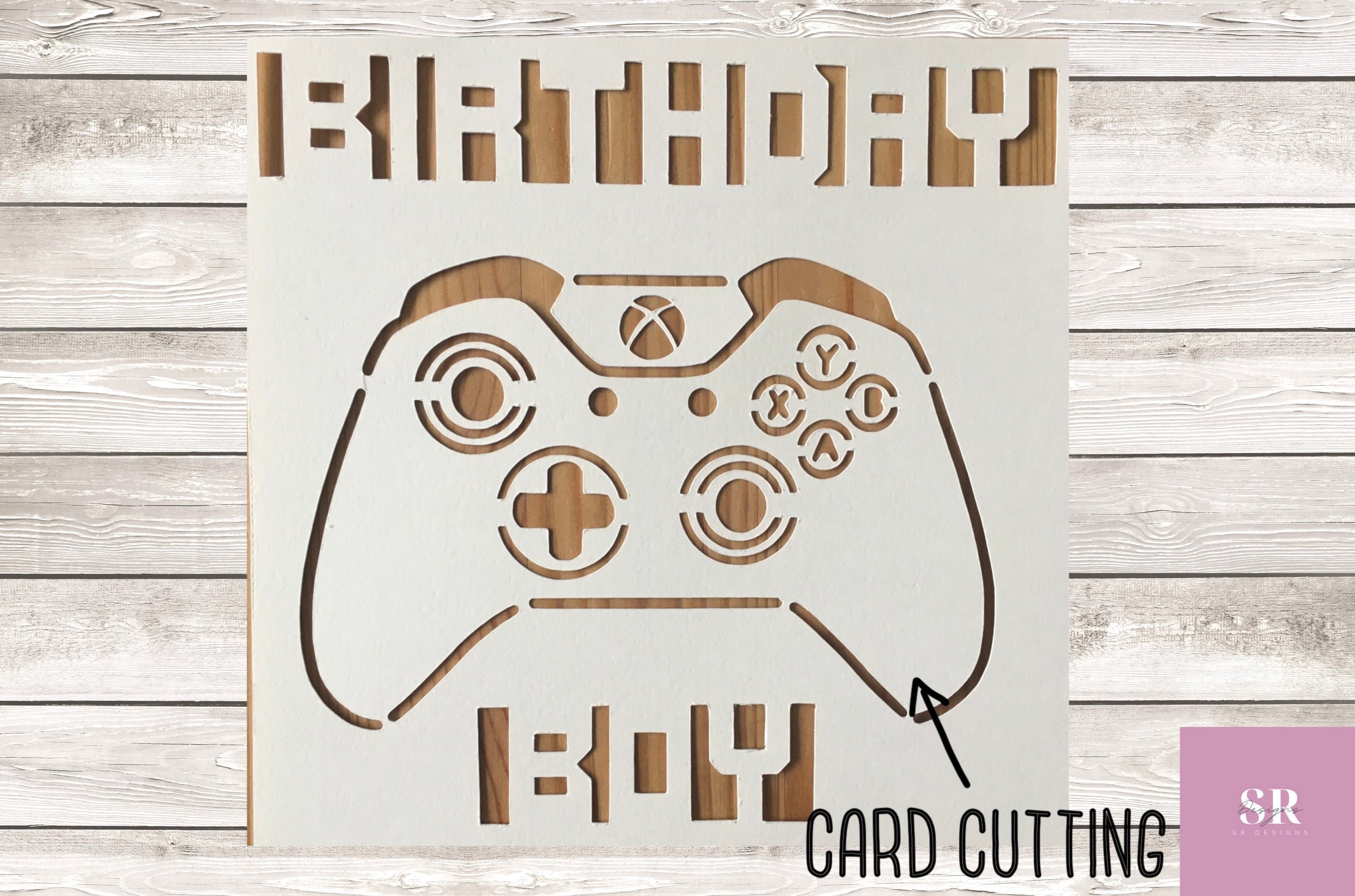 SVG: Boy’s Gamer Birthday Card. Boys Card. Happy Birthday. Gamer ...