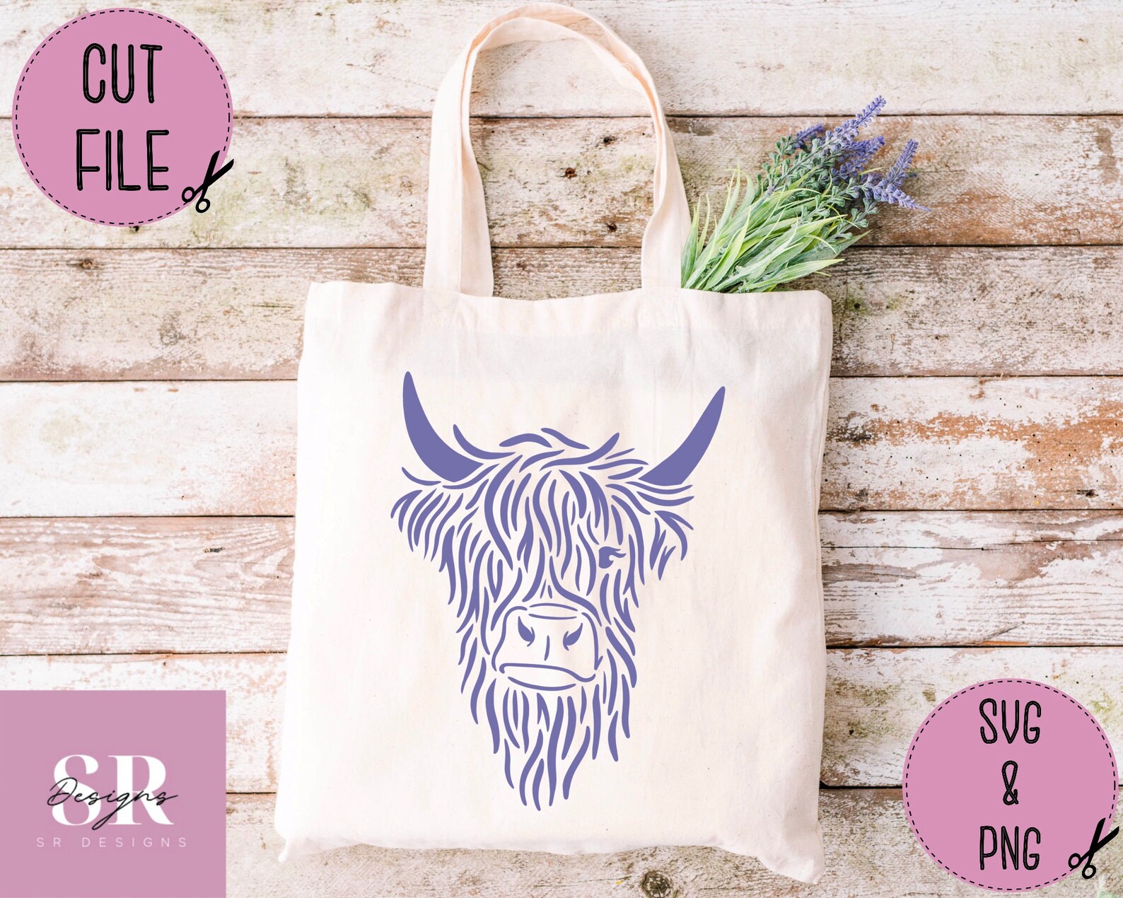 SVG: Highland Cow. Highland Cow Cut File. Highland Cow Svg. - Etsy