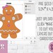 SVG: Gingerbread Man Money Card. Christmas Money Holder. - Etsy UK