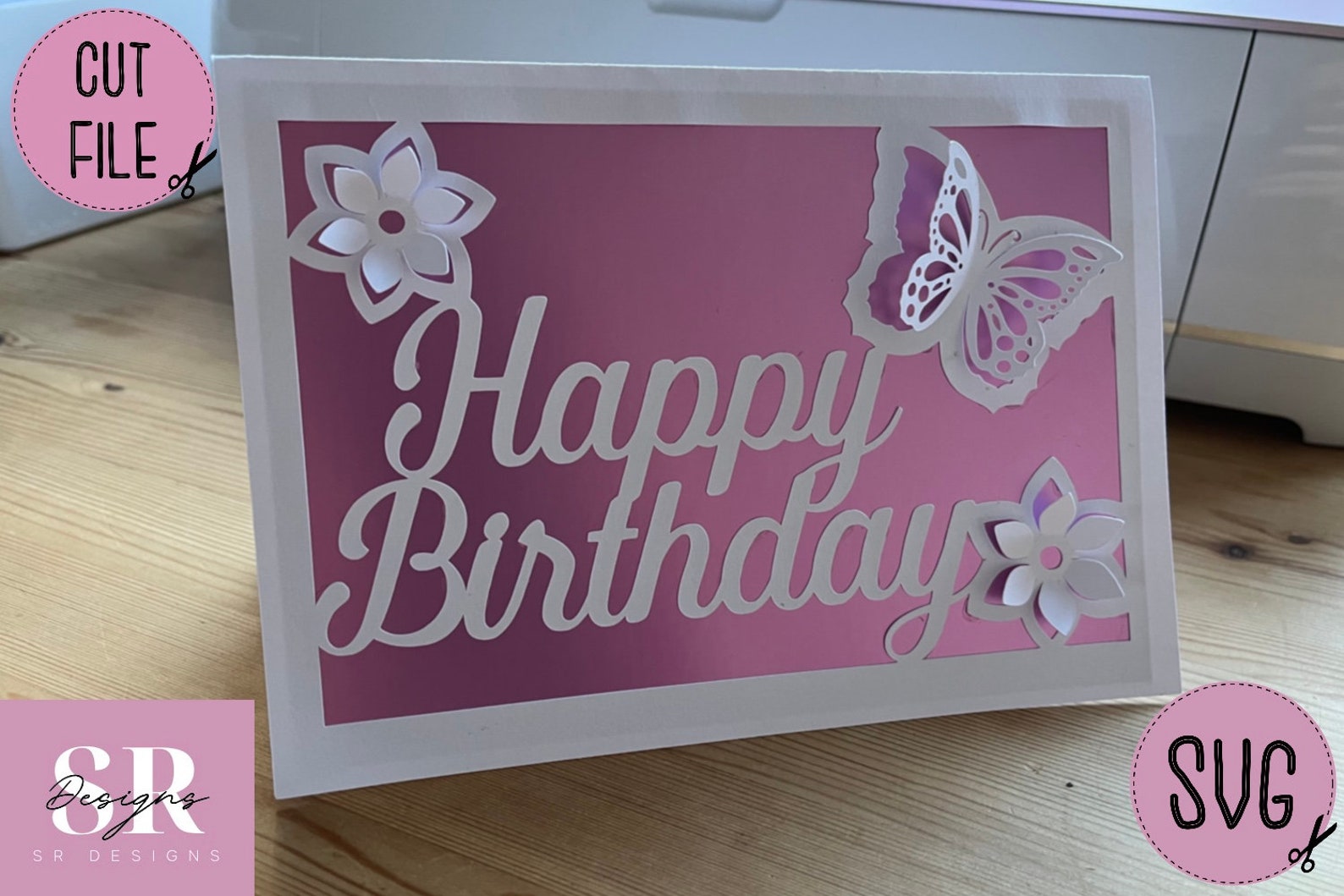 SVG: 3D/ pop Up Birthday Card. Birthday Svg. Happy Birthday. - Etsy