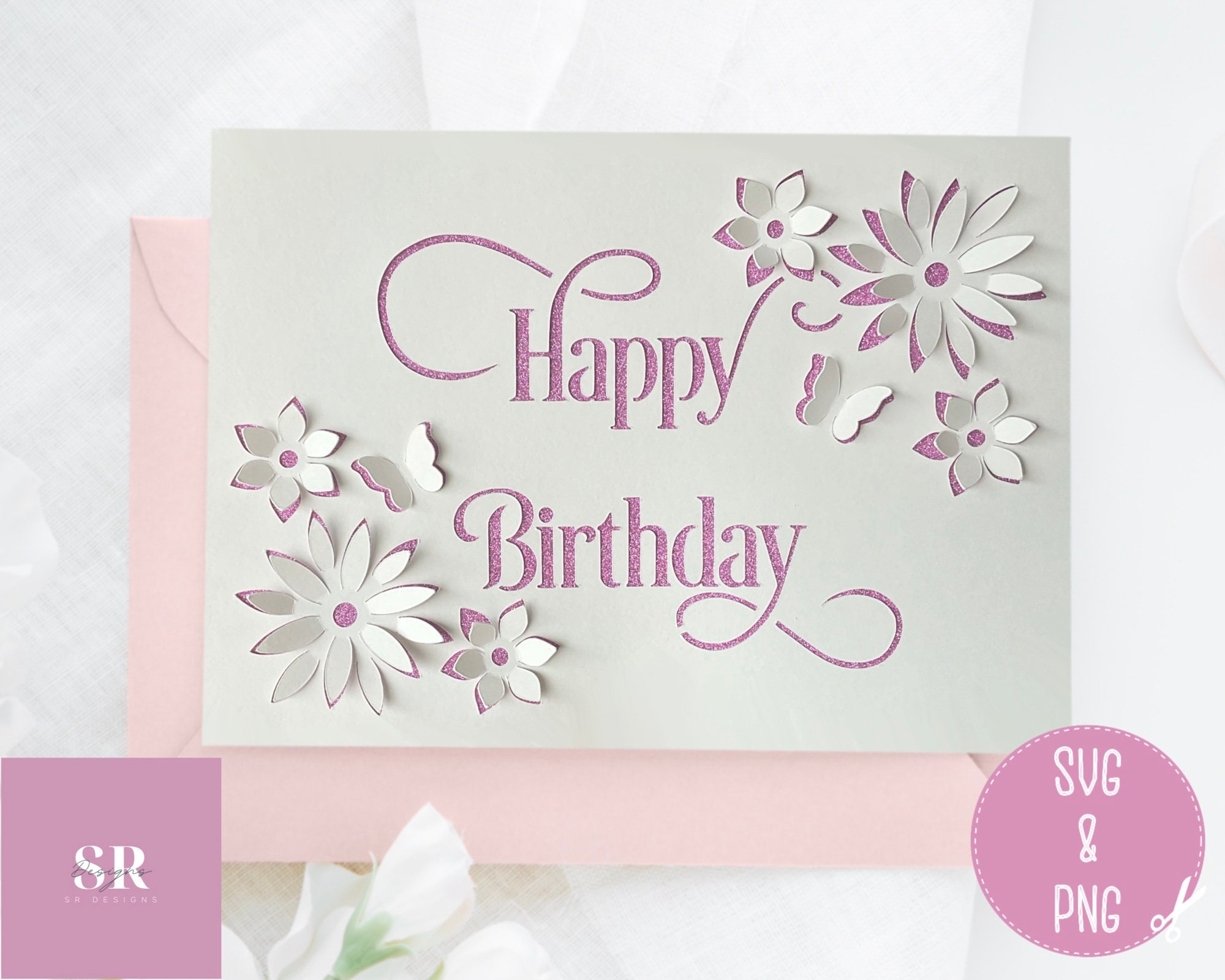 SVG: 3D/ pop Up Birthday Card Bundle. Birthday Svg Bundle. - Etsy UK