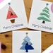 Christmas Tree Iris Folding Pattern Template Bundle PDF & SVG ...
