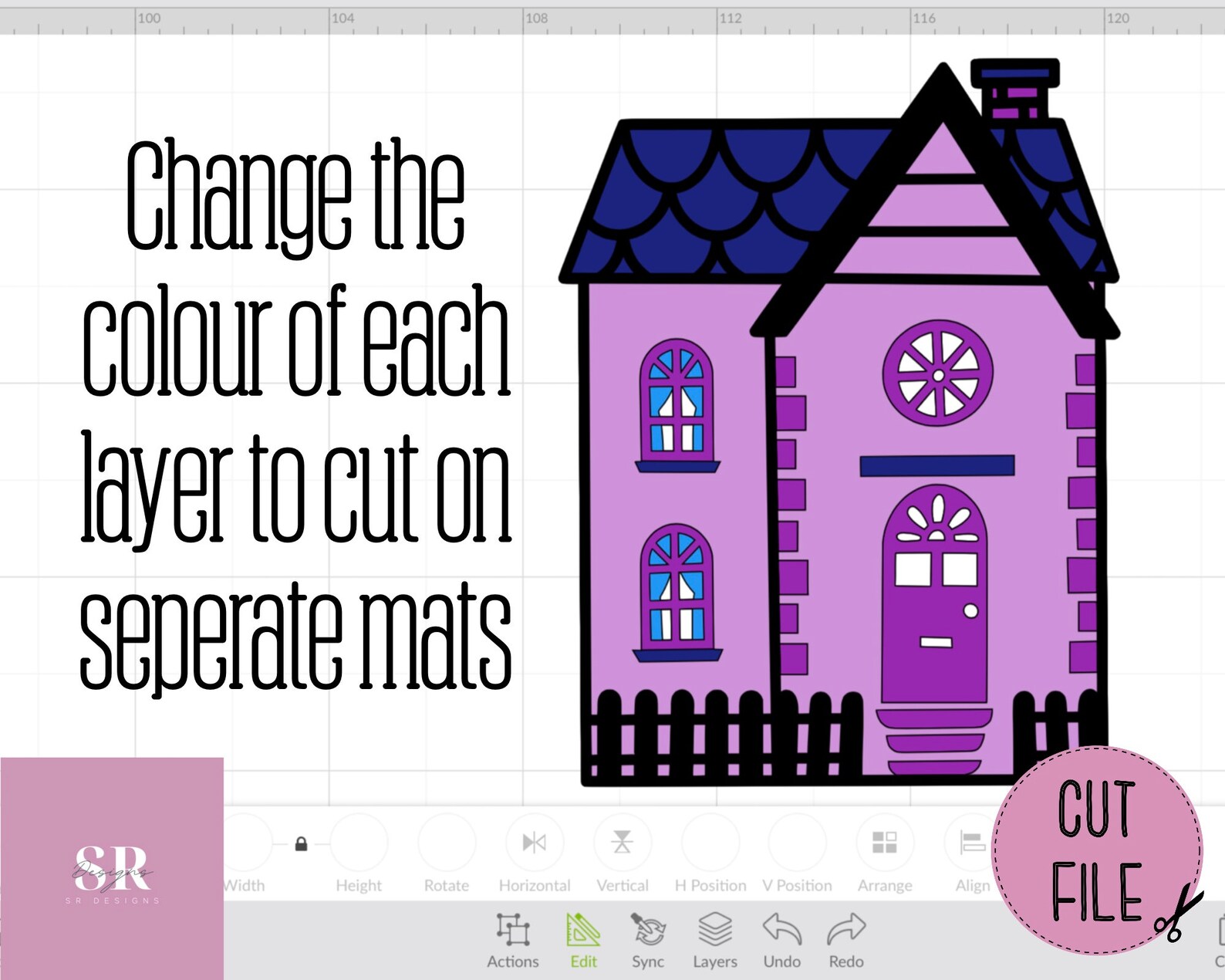 SVG: 3D Layered House. Paper Cutting. Layered Svg. House Svg. | Etsy