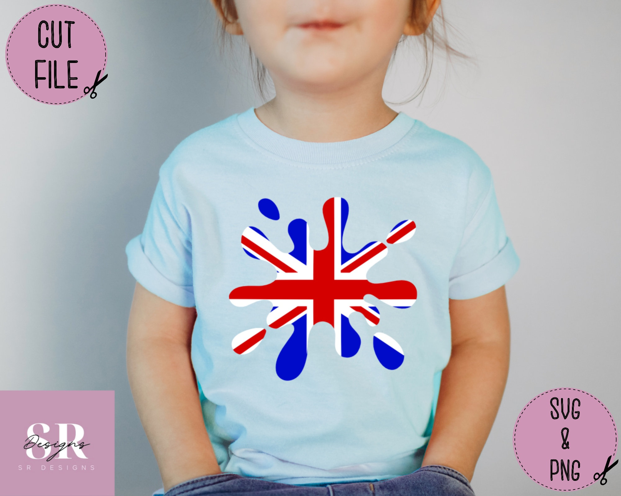 SVG: Union Jack Svg. Flag Paint Splat. Layered Union Jack. Union Jack ...