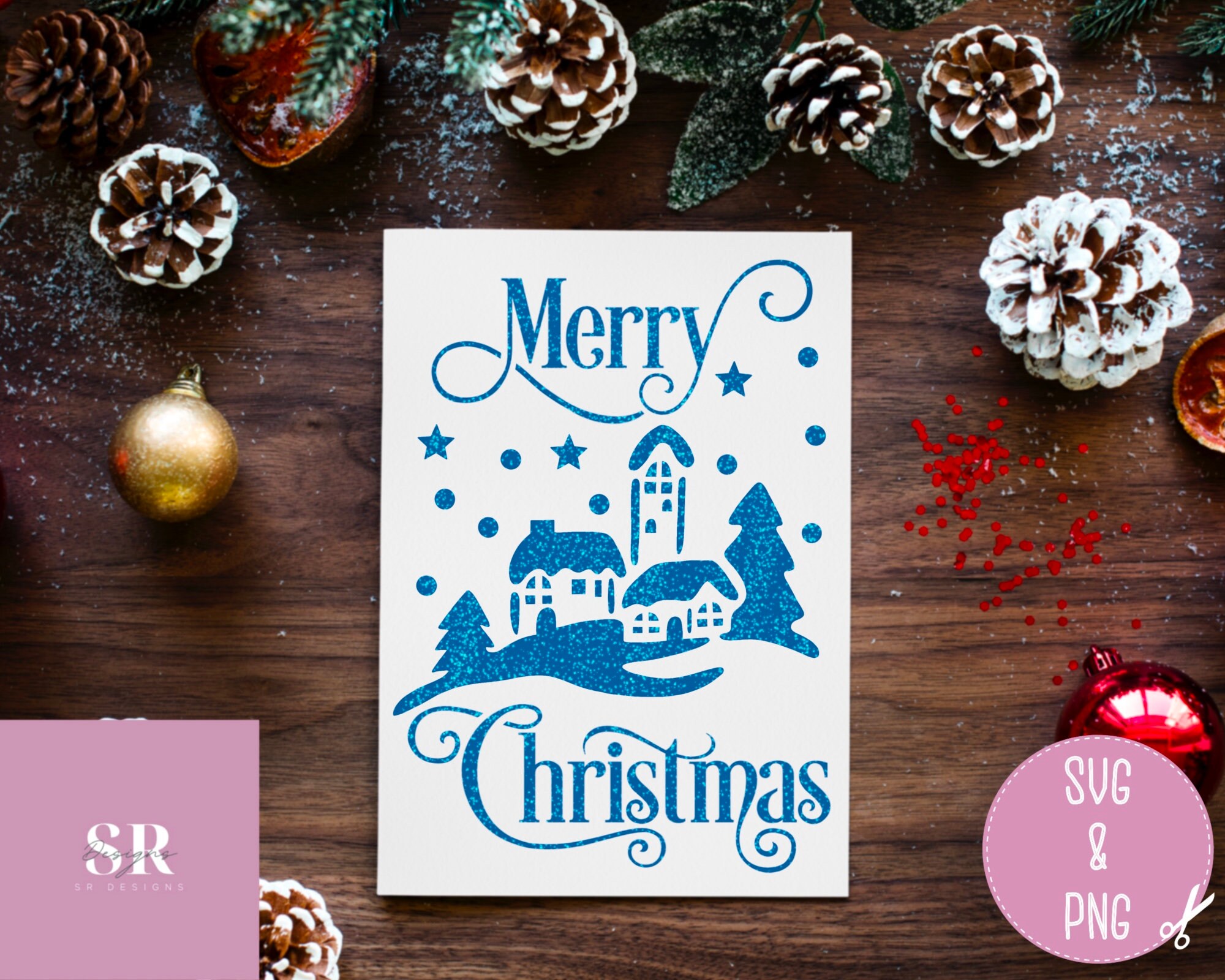 SVG: Christmas Card. Christmas Card Svg. Merry Christmas Svg. Cricut ...