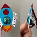 Rocket Sweet Holder. Chocolate Holder Svg. Rocket Candy Holder. Candy ...