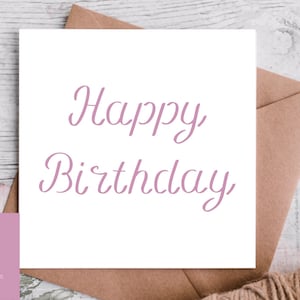 Stencil Script | Stencil Font | Suitable for Cutting Out of Card - Etsy