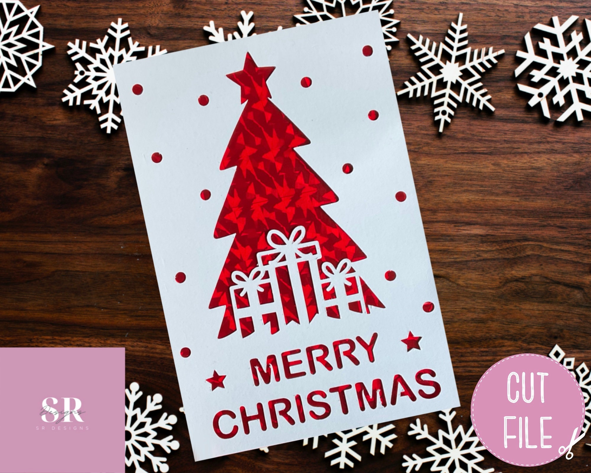 SVG: Christmas Card. Christmas Card Svg. Merry Christmas Svg. Cricut ...
