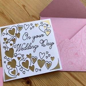 SVG: Wedding Insert Card. Cricut S40 Insert Card. on Your Wedding Day ...