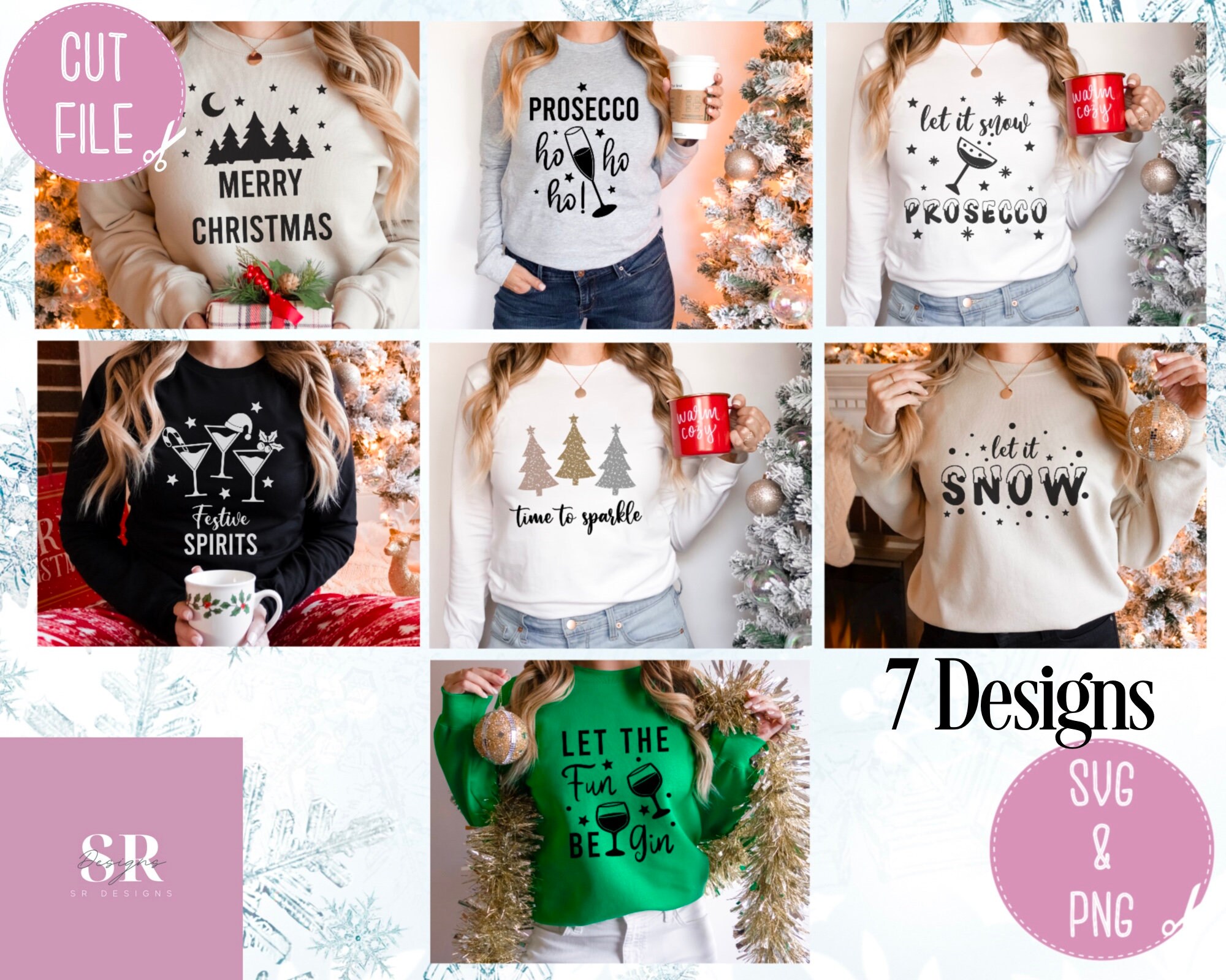 SVG: Christmas Jumper Svg Bundle. Christmas Svg Bundle. | Etsy