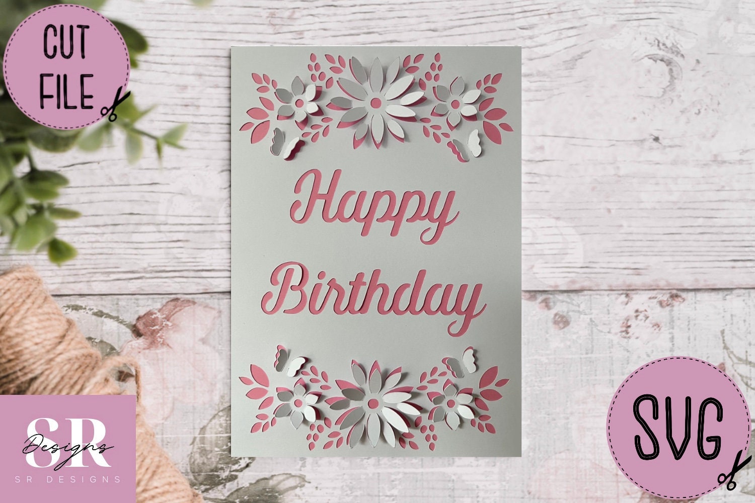 SVG: 3D / 'Pop Up' Geburtstagskarten-Bundle. Geburtstags-Svg-Bundle ...