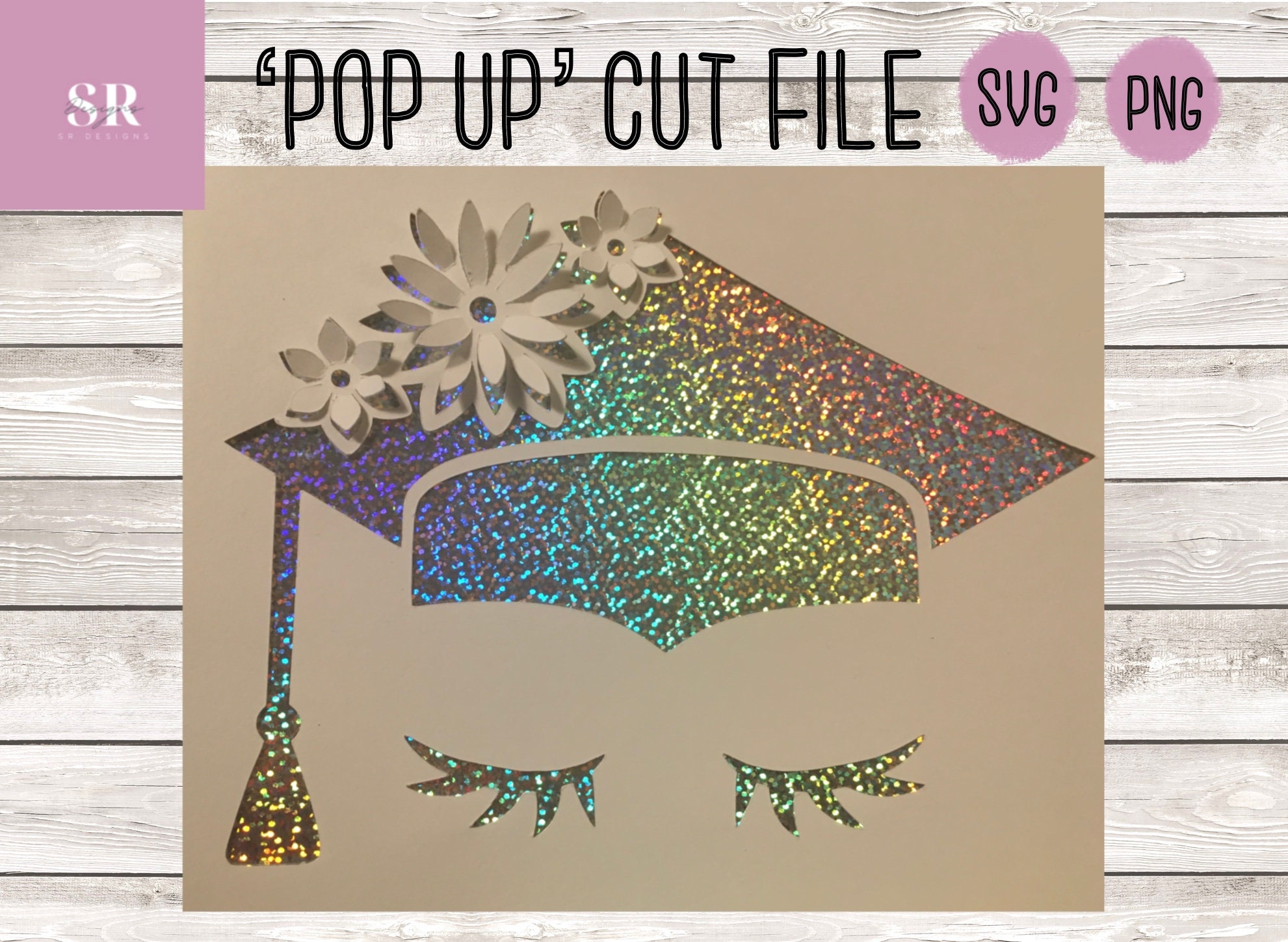SVG: pop Up/ 3D Graduation Cap. Digital Download. Paper - Etsy Canada
