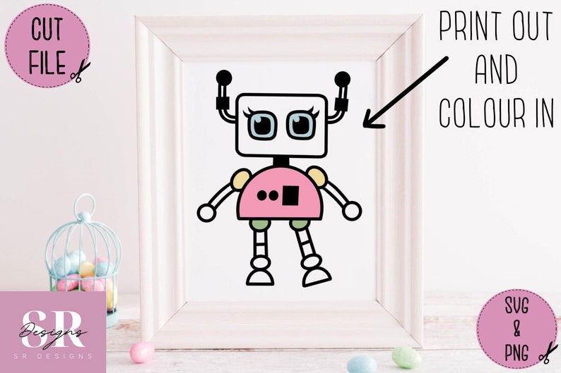 SVG: Robot Bundle. Cute Robot Svg. Cute Robot Cut Files. Girl Robot ...