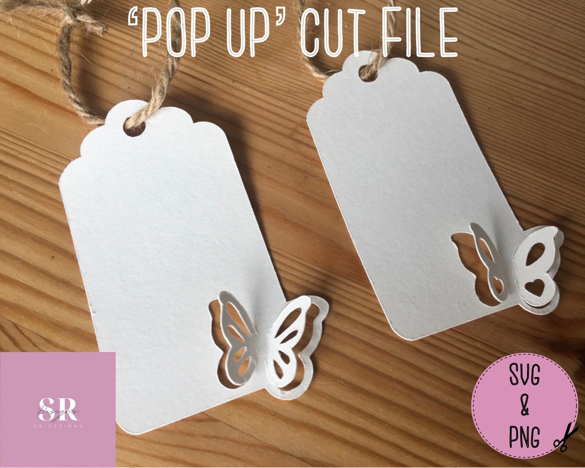 SVG: ‘pop Up’/ 3D Butterfly Gift Tags. Paper Cutting. Pop up SVG. 3D ...