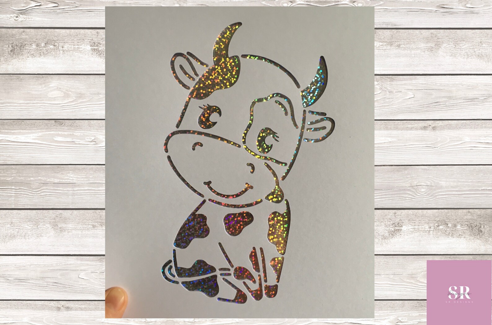 Cute cow card cut file. SVG. Pretty cow. Nursery decor. | Etsy