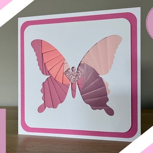 Butterfly Iris Folding Pattern Template PDF & SVG. Iris Folding Pattern ...