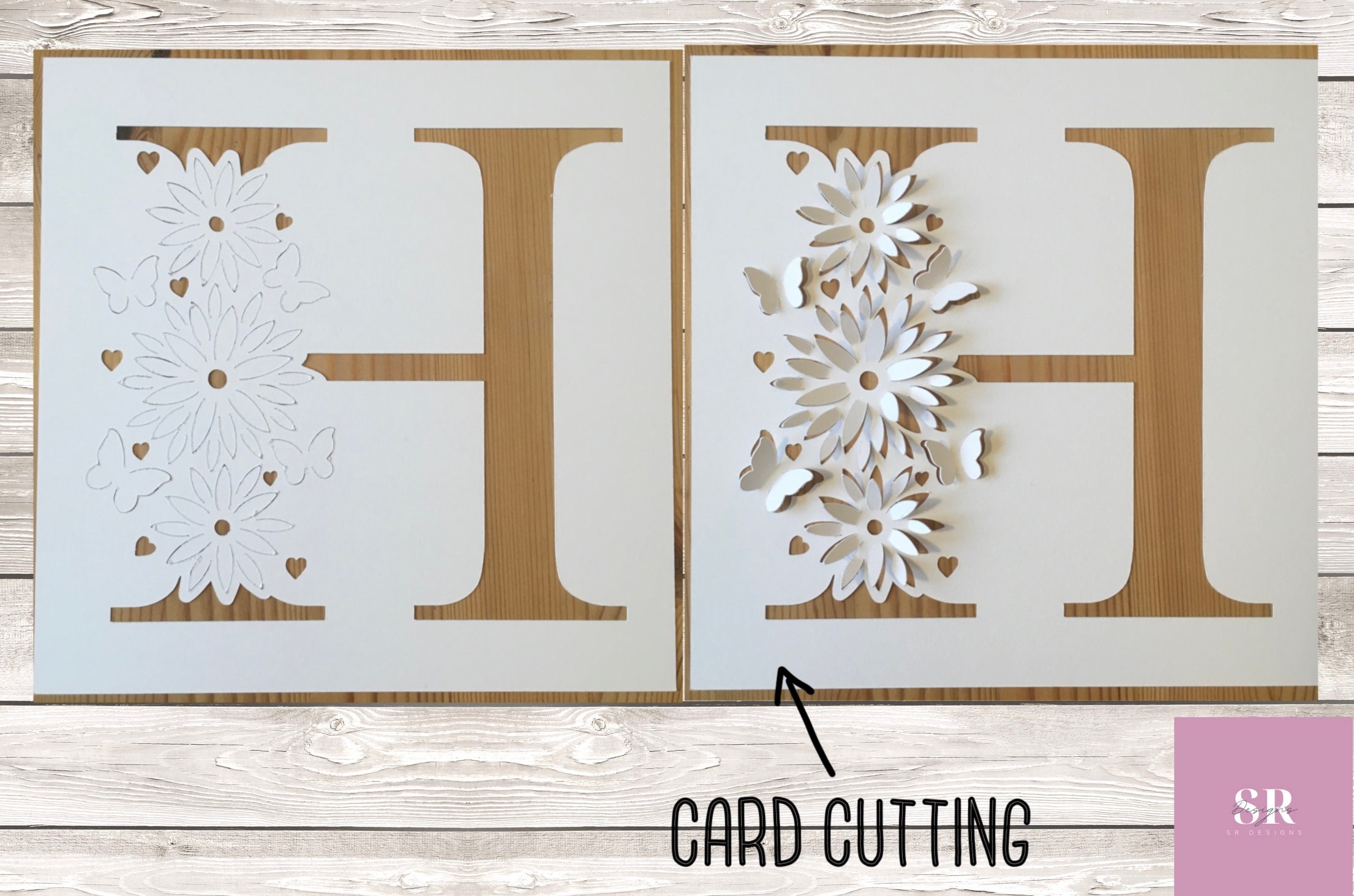 SVG: Pop Up/ 3D Letter H. Alphabet Pop Up. Pop up Letter. Card | Etsy