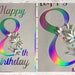 SVG: Pop up/ 3D 8. Geburtstagskarte. Nummer pop up. Florales Pop up ...
