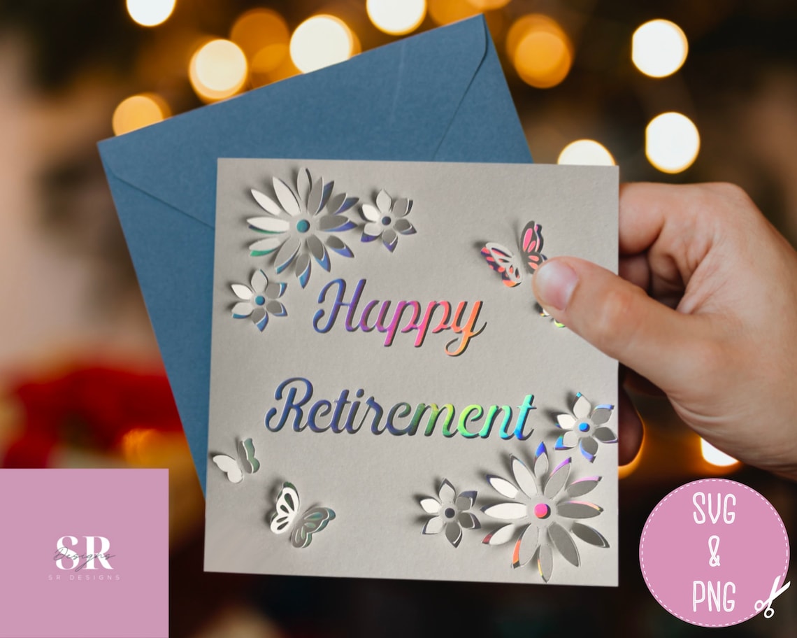 SVG: 3D/ pop Up Happy Retirement Card. Happy Retirement. Pop - Etsy
