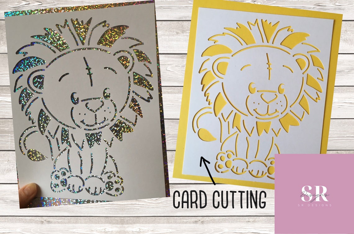 Cute Lion Card Cut File. SVG. Nursery Decor. - Etsy UK