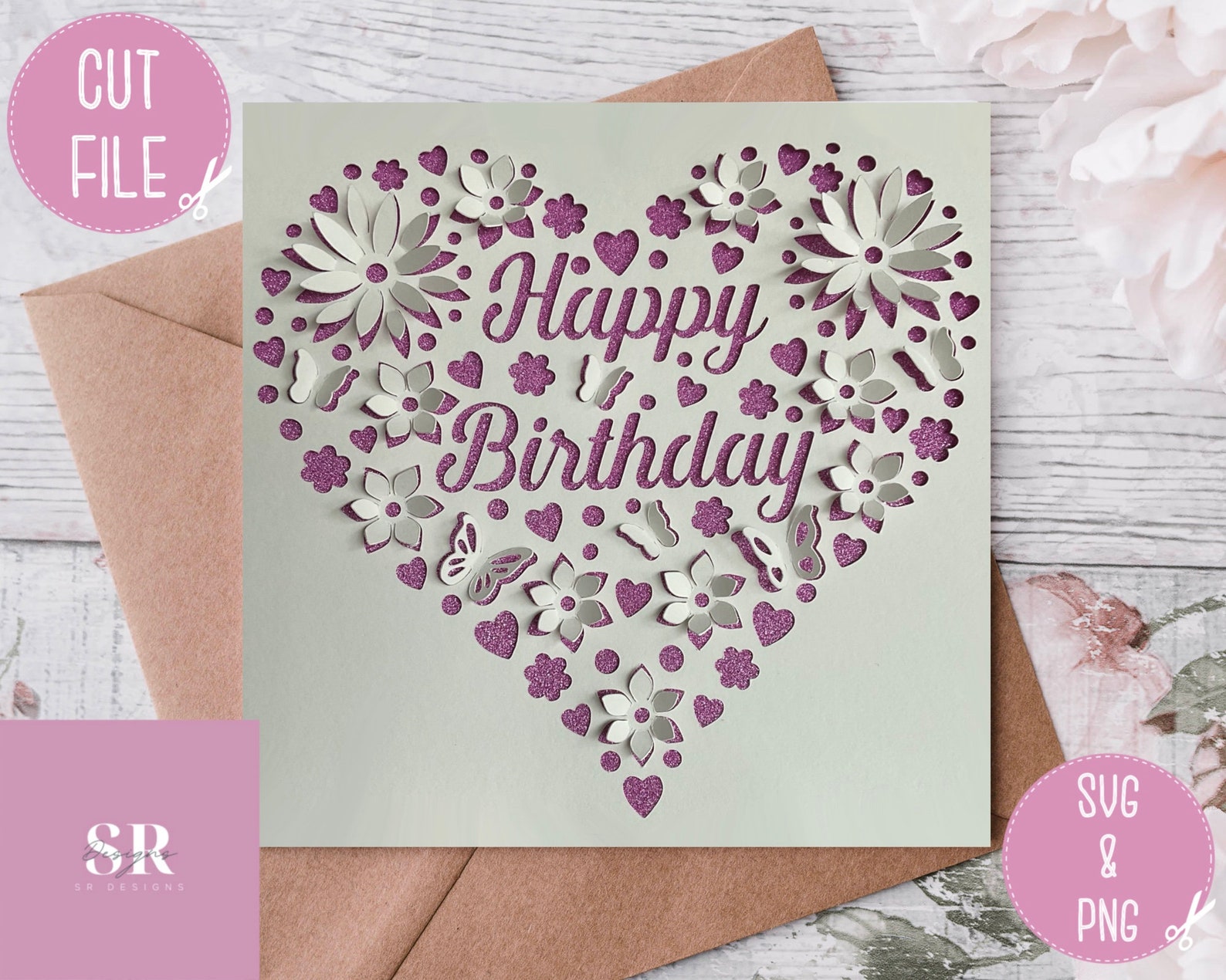 SVG: 3D/ pop Up Birthday Card Digital Download. Happy - Etsy UK