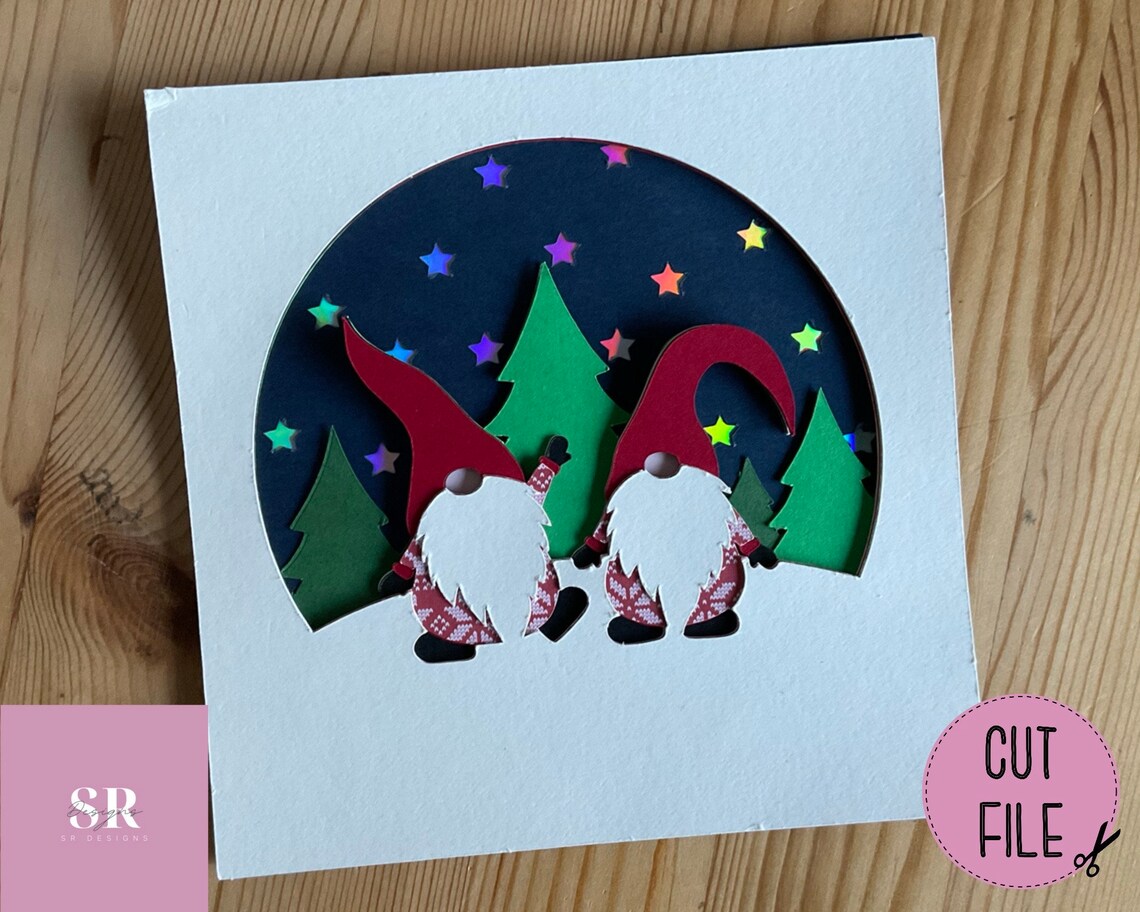 SVG: Layered Gnome Cut File. 3D Gonk Svg. Layered Gnome Svg. - Etsy UK