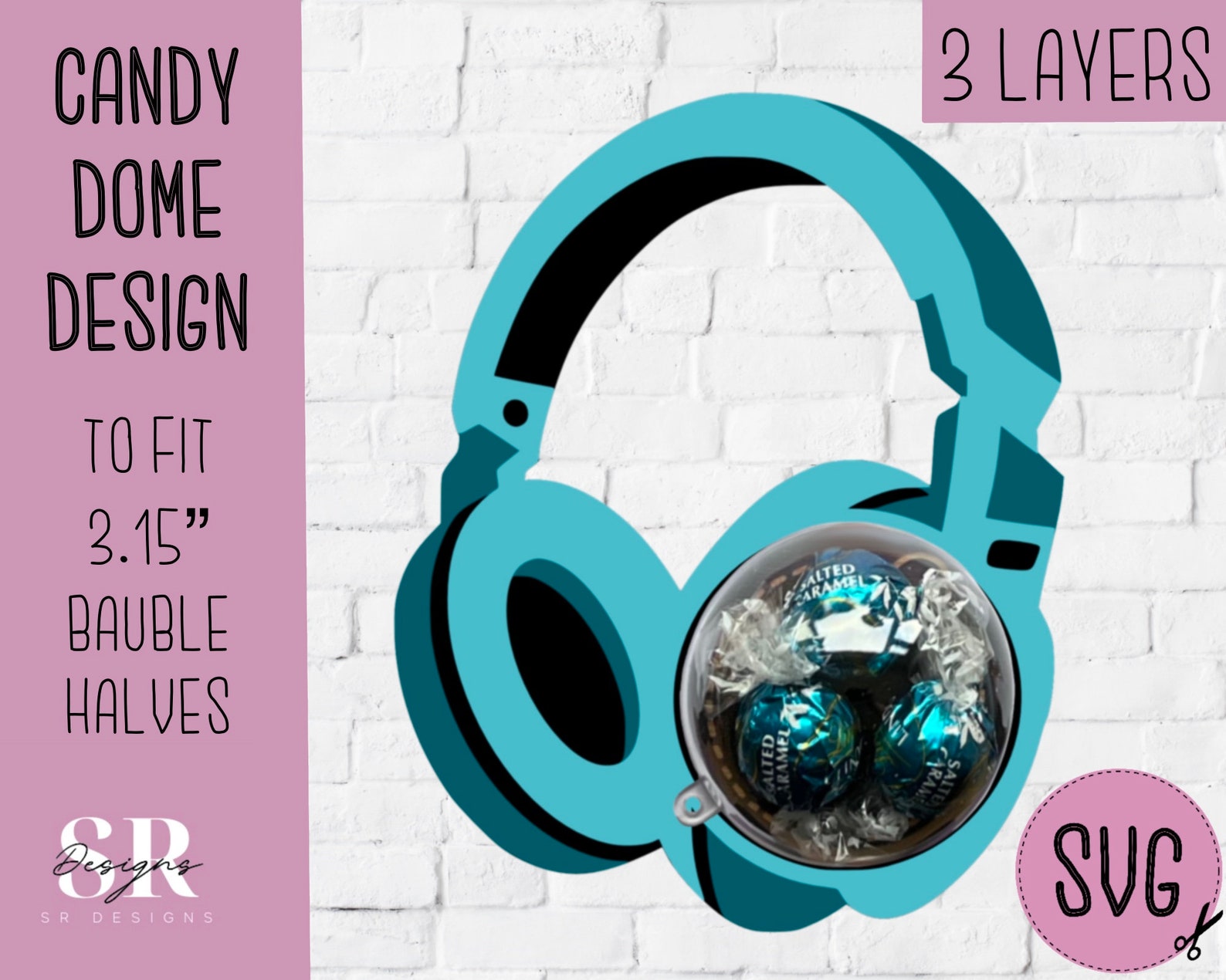 Gamer Candy Dome Svg. Chocolate Holder Svg. Gamer Candy - Etsy