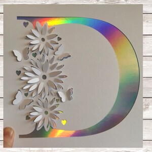 SVG: Pop Up/ 3D Letter D. Alphabet Pop Up. Pop up Letter. Card - Etsy