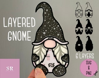 Layered Gonk Svg | Etsy UK