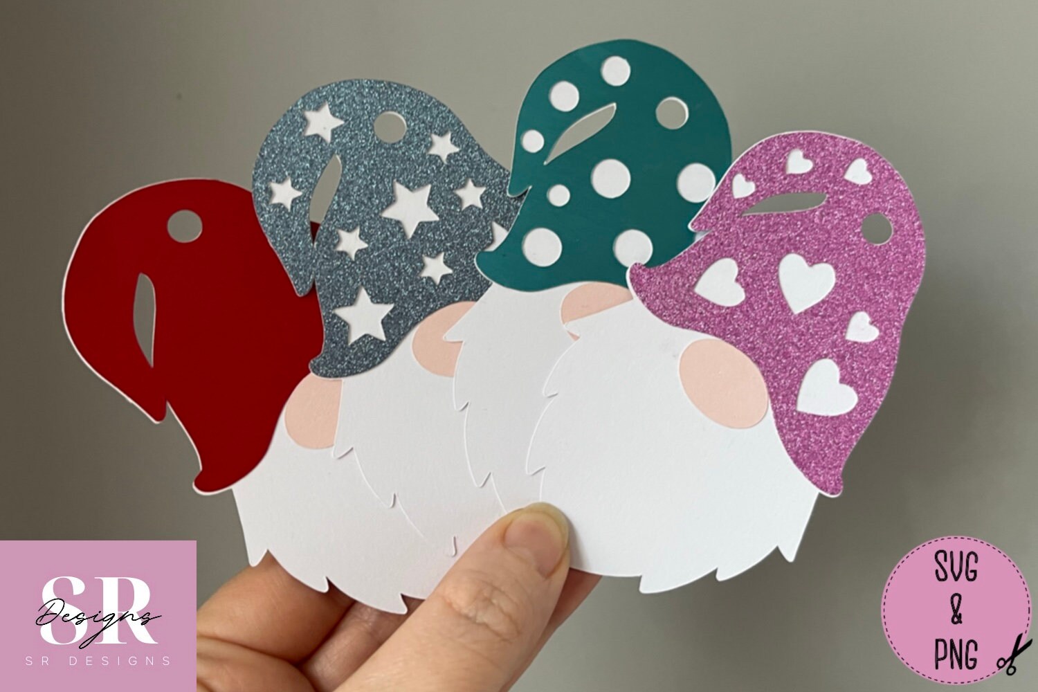 SVG: Gnome Gift Tag Bundle. Paper Cutting. Gnome SVG. - Etsy