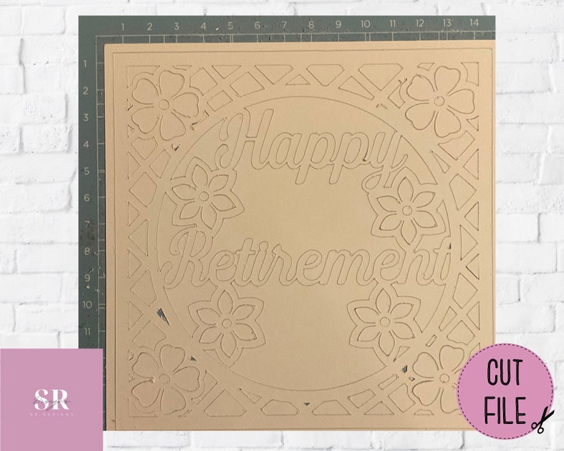 SVG: pop Up/ 3D Happy Retirement Card. Digital Download. | Etsy