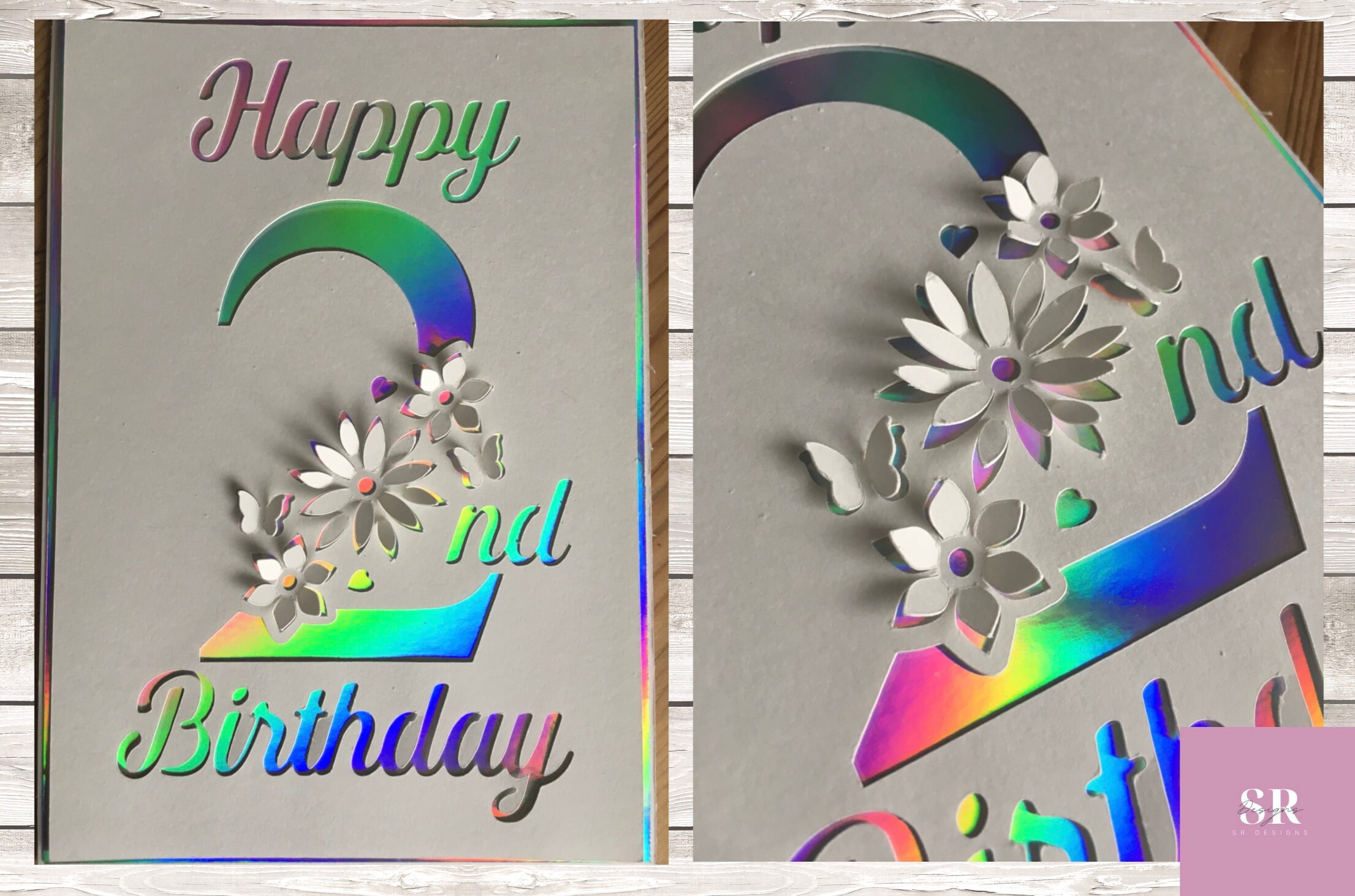 SVG: Pop Up/ 3D 2nd Birthday Card. Number Pop Up. Floral Pop Up. Pop up ...