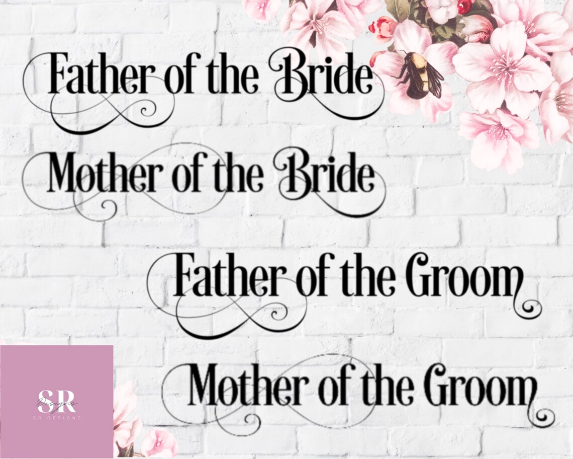 Wedding Party SVG Bundle. 20 Designs. Bridal Party Quotes. Wedding ...