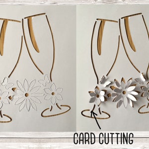 SVG: ‘pop Up’/ 3D Anniversary Svg. Celebration. Wedding Svg. Champagne ...