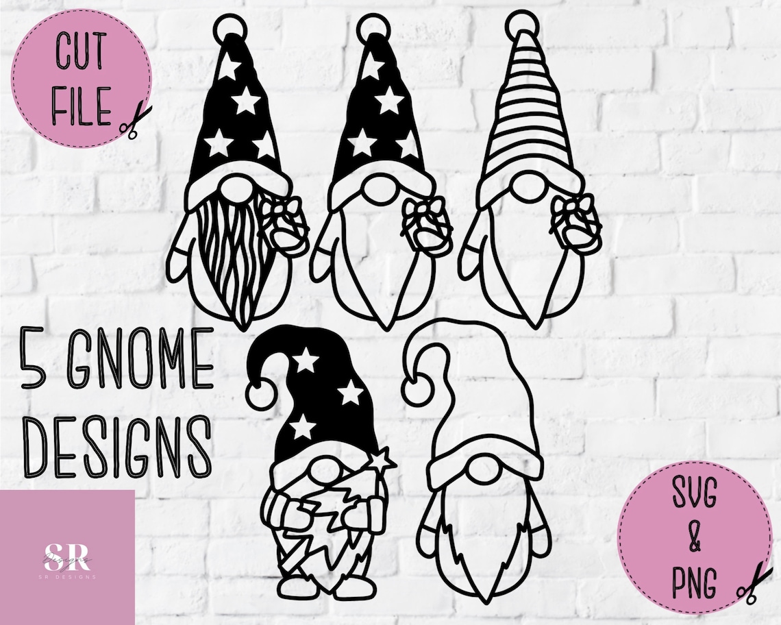SVG: Gnome Svg Bundle. Gonk Svg. Gnome Svg. Christmas Gnome - Etsy UK