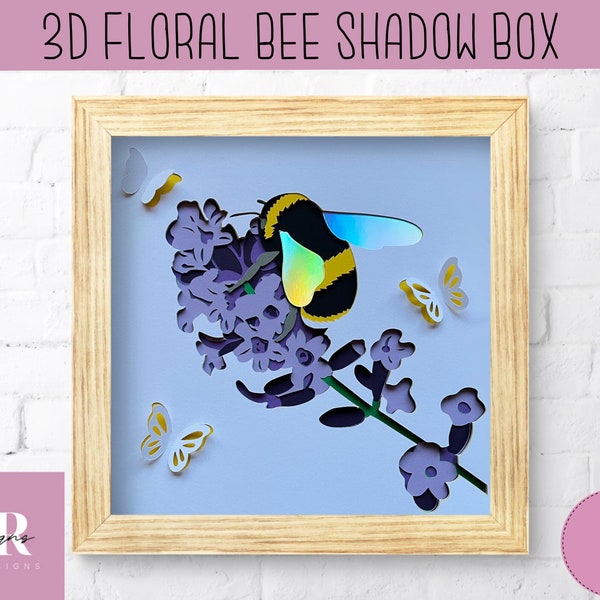 Bee Shadow Box - Etsy