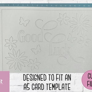 SVG: 3D/ ‘pop Up’ Good Luck Card. Good Luck Card Svg. Pop up Card. Pop ...