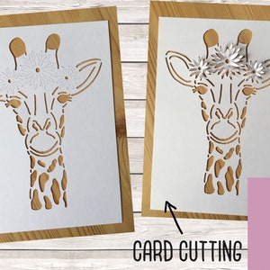 SVG: ‘pop Up’/ 3D Giraffe. Card Cutting File. Svg/png/pdf/jpeg. - Etsy UK