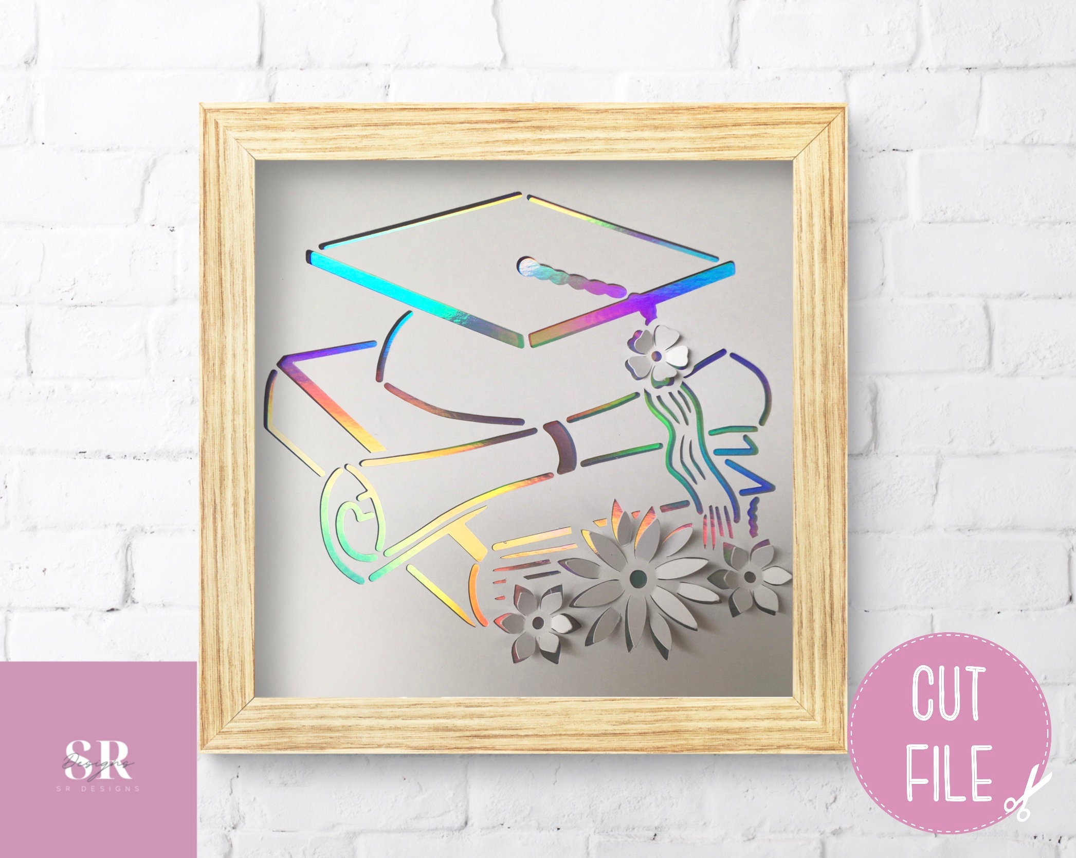 SVG: pop Up/ 3D Graduation Cap. Digital Download. Paper - Etsy