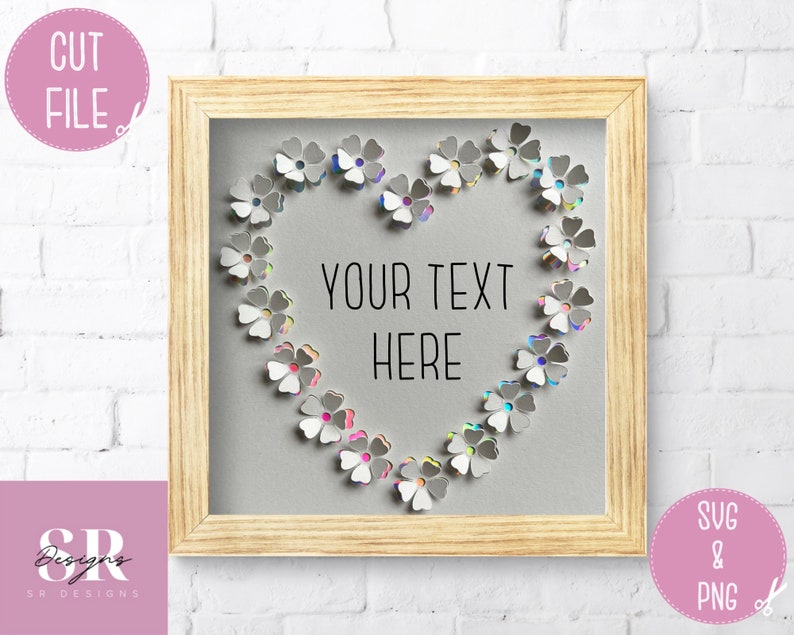 SVG: 3D/ pop Up Flower Wreath/frame Bundle. Floral Wreath. - Etsy