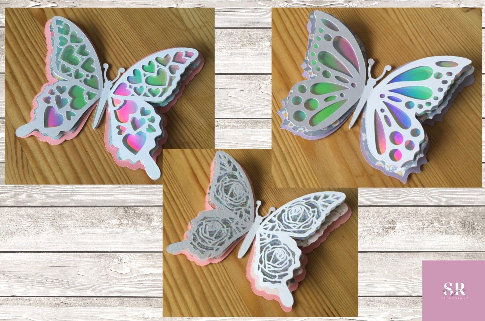 Paper Butterfly SVG Cut File Bundle. 3D Butterfly. Butterfly - Etsy UK