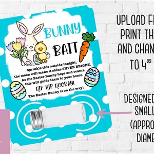 Bunny Bait Card PNG, Bunny Food Printable PNG File, Easter Card ...