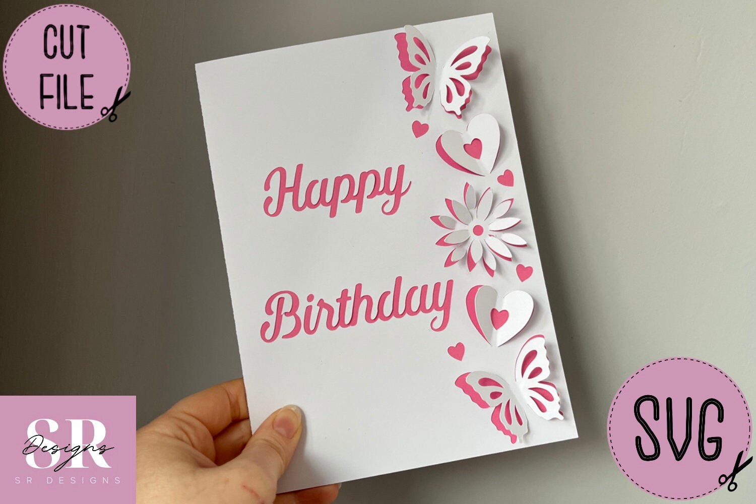 SVG: 3D / 'Pop Up' Geburtstagskarten-Bundle. Geburtstags-Svg-Bundle ...